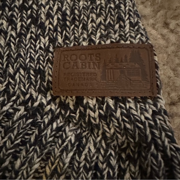 Roots | Sweaters | Roots Cotton Cabin Open Cardigan Knit Pocket Shawl ...
